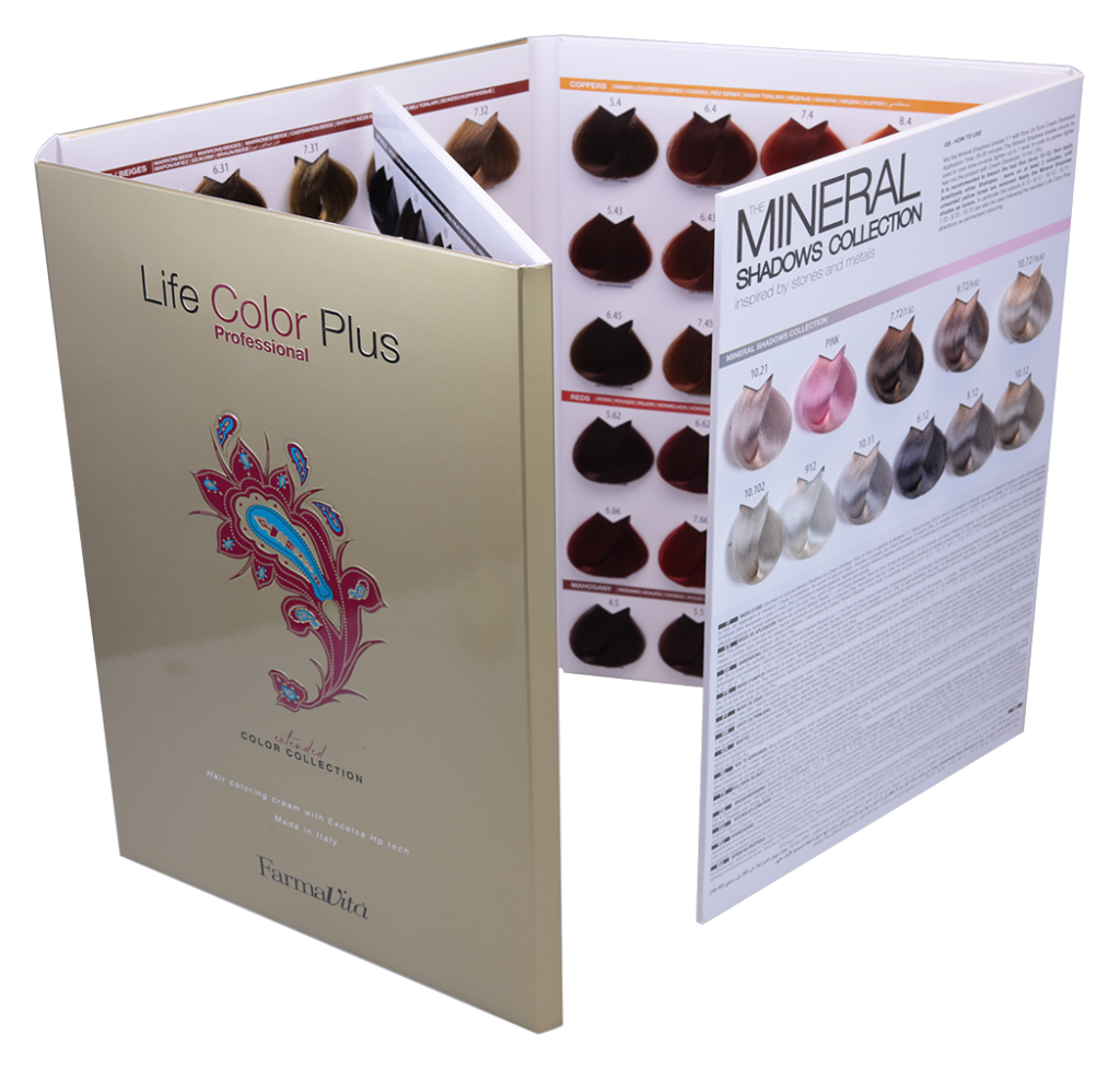 Nuancier LIFE COLOR PLUS 140 mèches – Farmavita